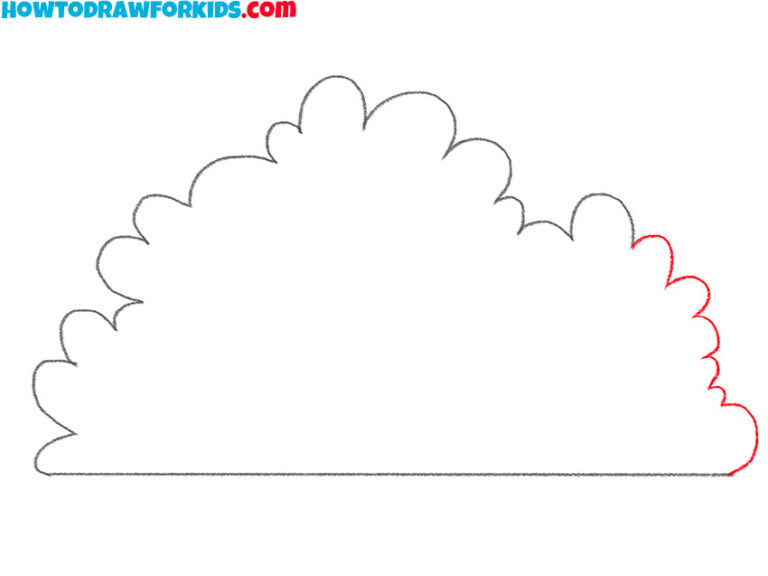 How to Draw a Bush - Easy Drawing Tutorial For Kids