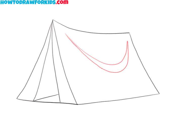 How to Draw a Tent - Easy Drawing Tutorial For Kids