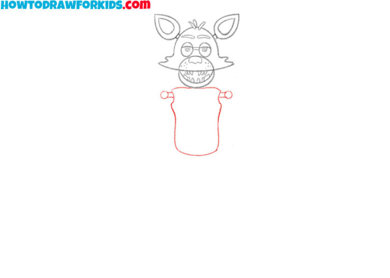How to Draw Foxy - Easy Drawing Tutorial For Kids