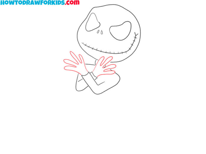 How to Draw Jack Skellington - Easy Drawing Tutorial For Kids