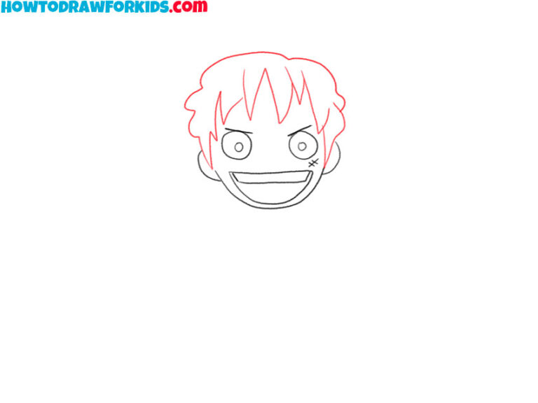 How to Draw Luffy - Easy Drawing Tutorial For Kids