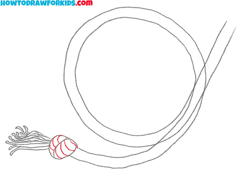 How to Draw a Rope - Easy Drawing Tutorial For Kids