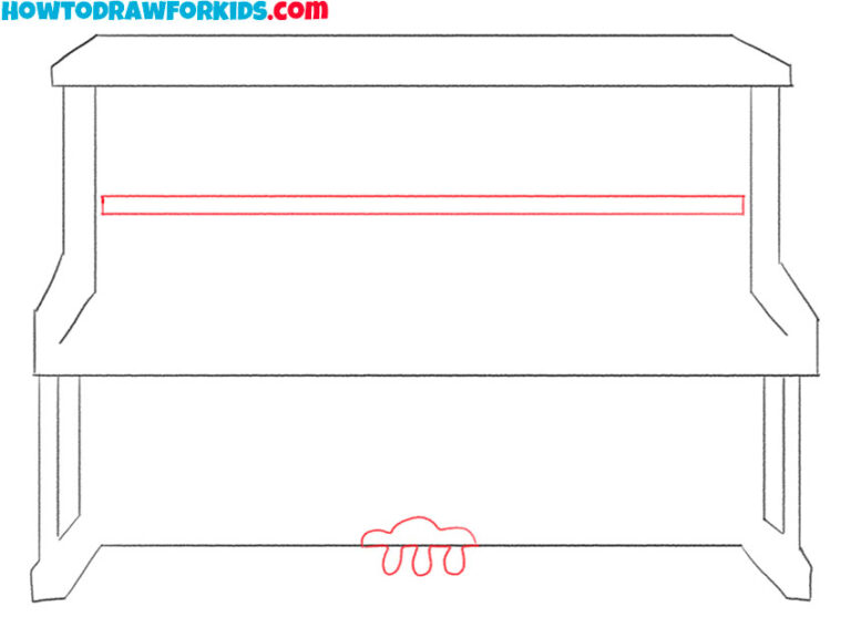 How to Draw a Piano - Easy Drawing Tutorial For Kids