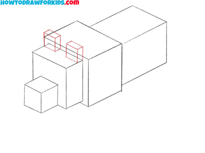 How to Draw a Wolf from Minecraft - Drawing Tutorial For Kids