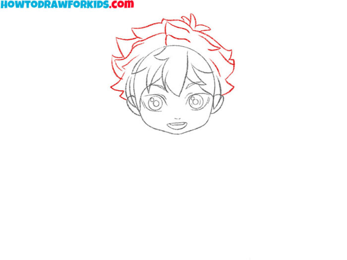 How to Draw Hinata Shoyo - Easy Drawing Tutorial For Kids