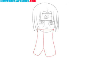 How to Draw Itachi - Easy Drawing Tutorial For Kids