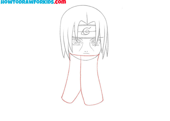 How to Draw Itachi - Easy Drawing Tutorial For Kids