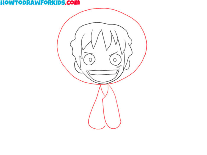 How to Draw Luffy - Easy Drawing Tutorial For Kids