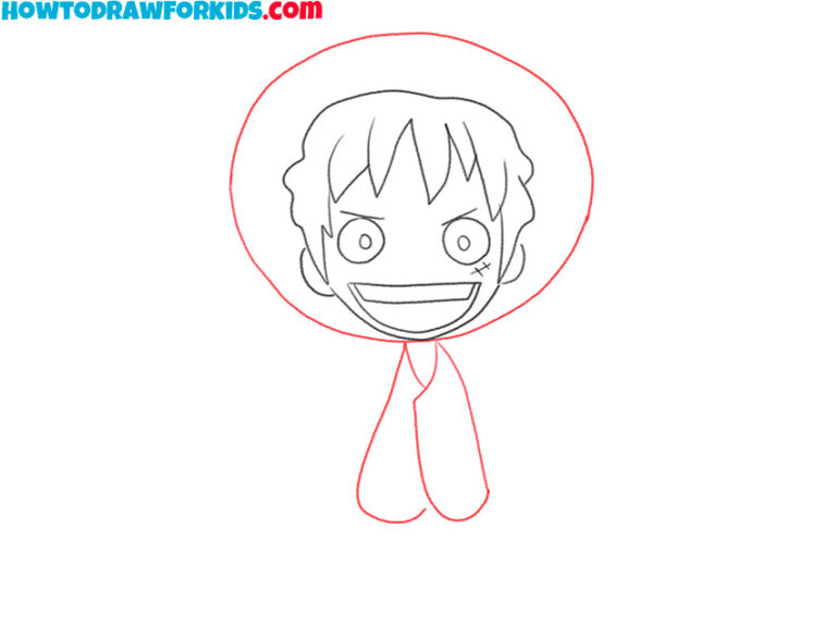 How to Draw Luffy - Easy Drawing Tutorial For Kids