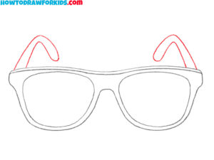 How to Draw Sunglasses - Easy Drawing Tutorial For Kids