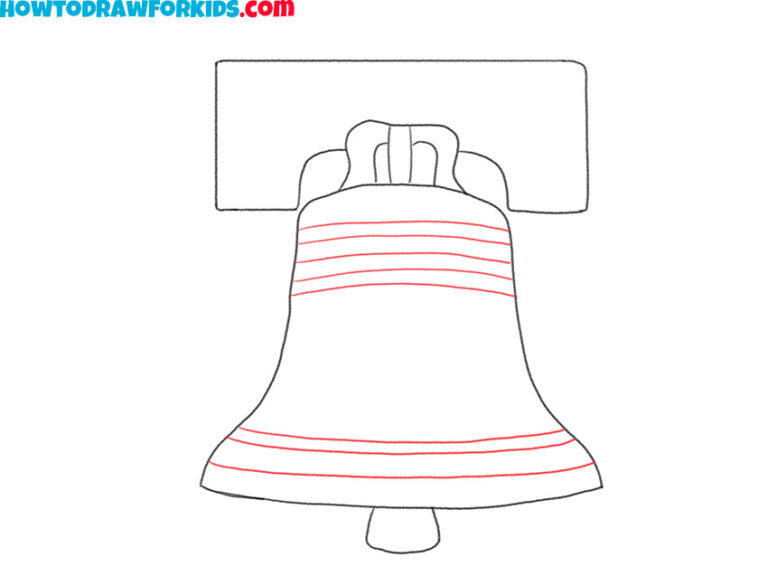 How to Draw the Liberty Bell - Easy Drawing Tutorial For Kids