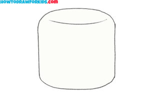 How to Draw a Marshmallow - Easy Drawing Tutorial For Kids