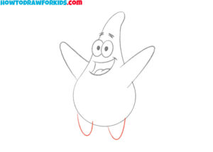 How to Draw Patrick Star - Easy Drawing Tutorial For Kids