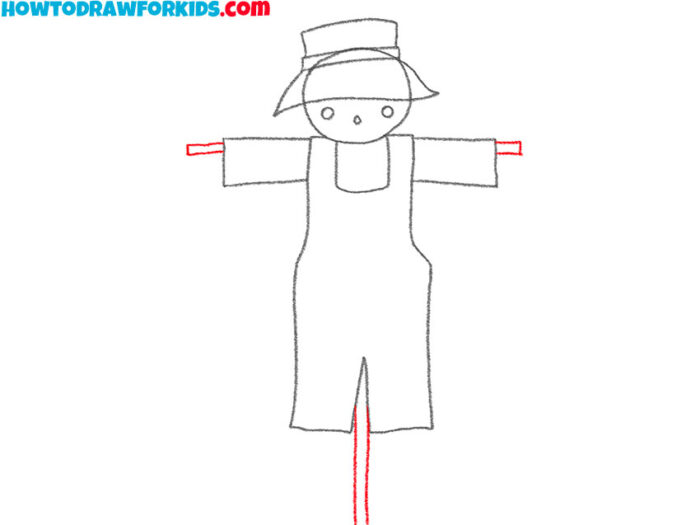 How to Draw a Scarecrow - Easy Drawing Tutorial For Kids