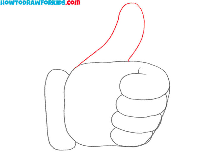 How to Draw Thumbs Up - Easy Drawing Tutorial For Kids