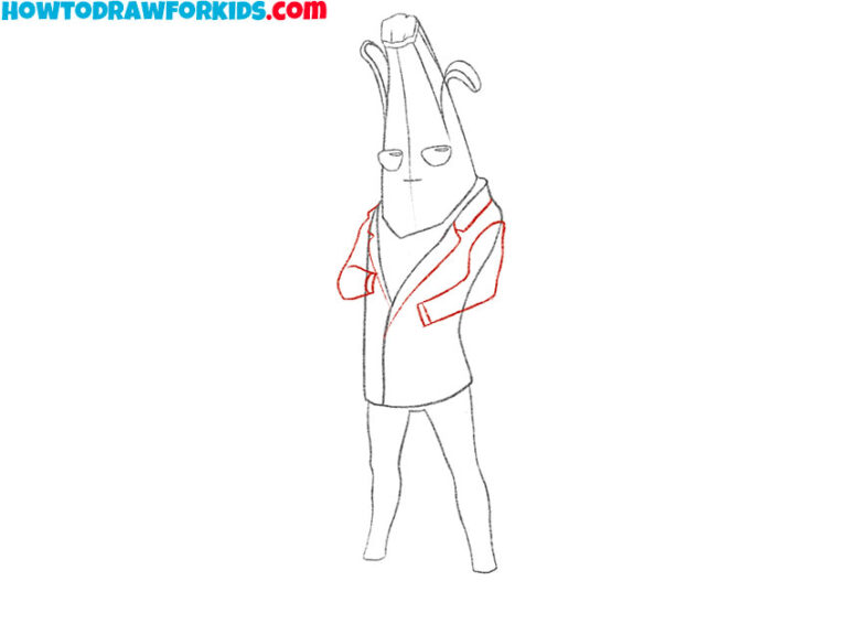 How to Draw Agent Peely - Easy Drawing Tutorial For Kids