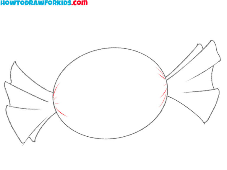 How to Draw a Candy - Easy Drawing Tutorial For Kids