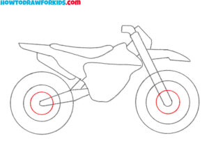 How to Draw a Dirt Bike - Easy Drawing Tutorial For Kids