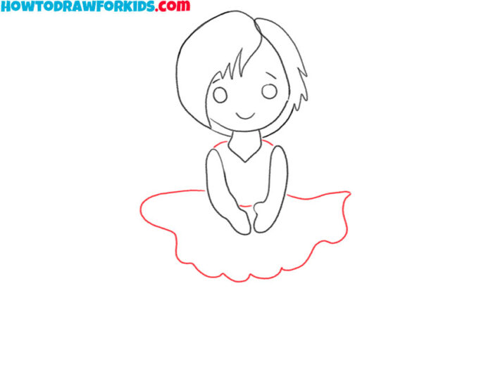 How to Draw a Ballerina - Easy Drawing Tutorial For Kids