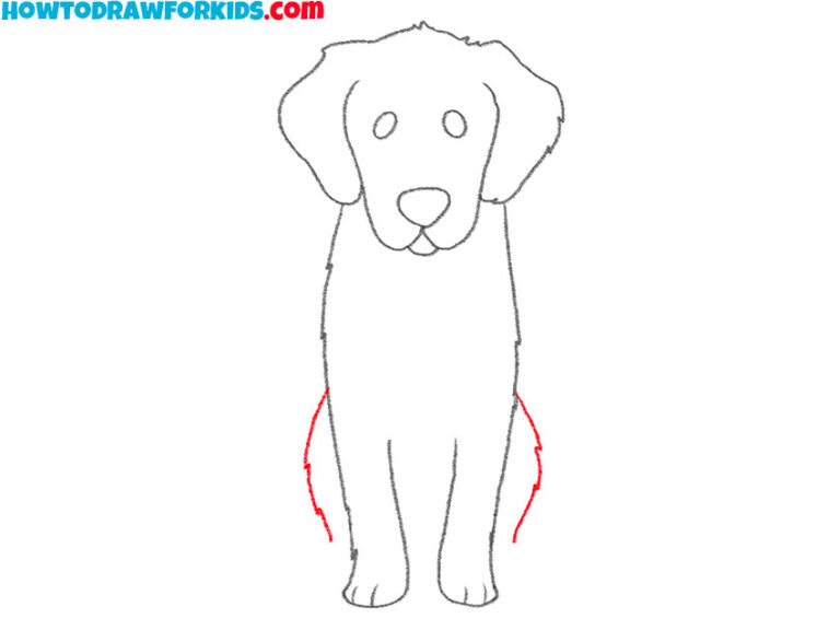 How to Draw a Golden Retriever - Easy Drawing Tutorial For Kids