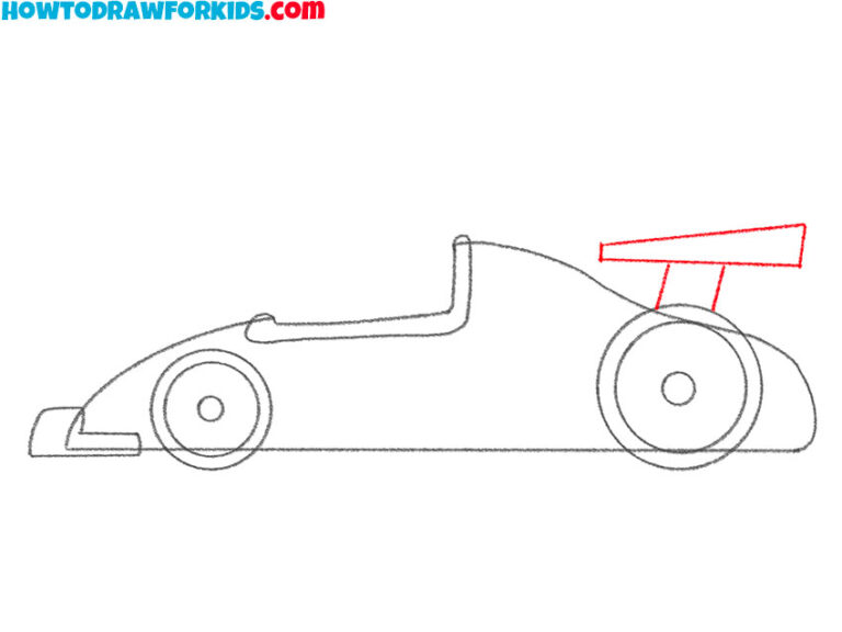 How to Draw a Race Car - Easy Drawing Tutorial For Kids