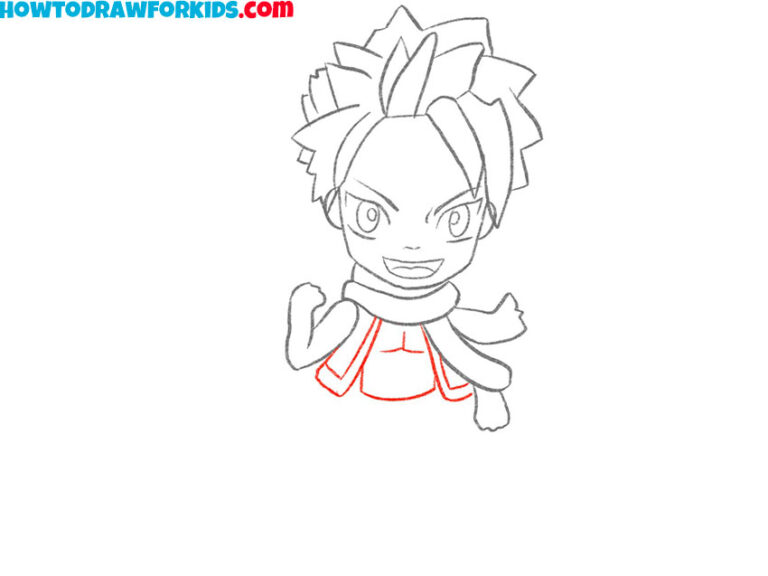 How to Draw Natsu - Easy Drawing Tutorial For Kids