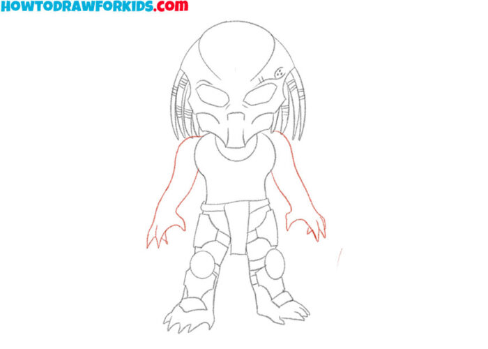 How to Draw Predator - Easy Drawing Tutorial For Kids