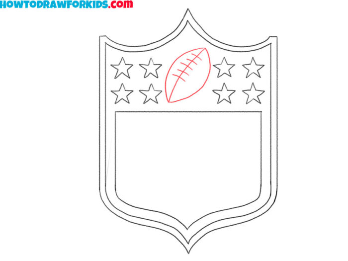 How to Draw the NFL Logo - Easy Drawing Tutorial For Kids