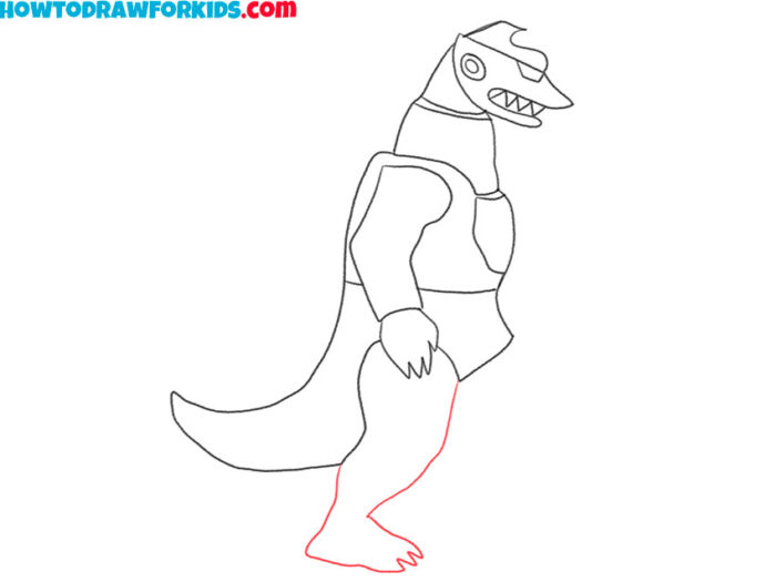 How to Draw Mechagodzilla - Easy Drawing Tutorial For Kids