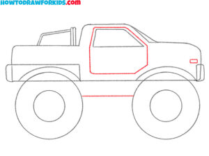 How to Draw a Monster Truck - Easy Drawing Tutorial For Kids