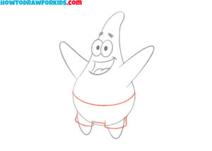 How to Draw Patrick Star - Easy Drawing Tutorial For Kids