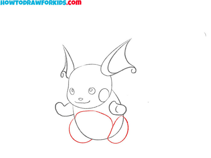 How to Draw Raichu - Easy Drawing Tutorial For Kids