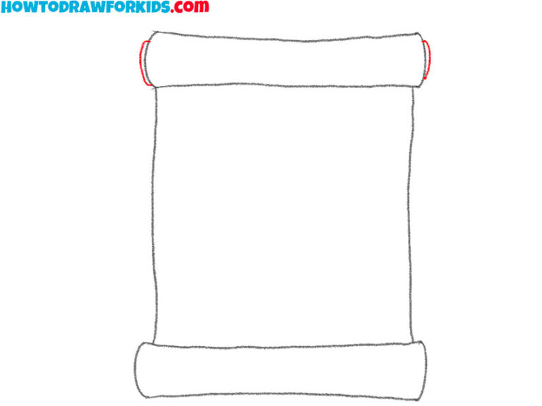How to Draw a Scroll - Easy Drawing Tutorial For Kids