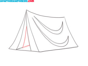 How to Draw a Tent - Easy Drawing Tutorial For Kids