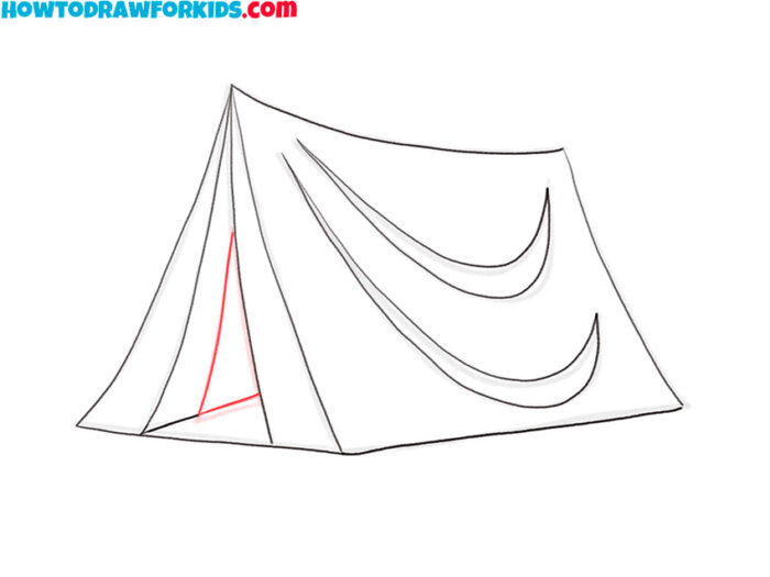 How to Draw a Tent - Easy Drawing Tutorial For Kids