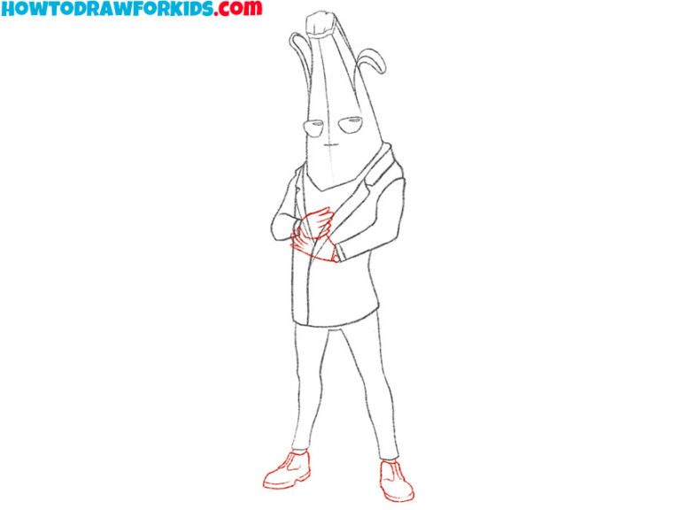 How to Draw Agent Peely - Easy Drawing Tutorial For Kids