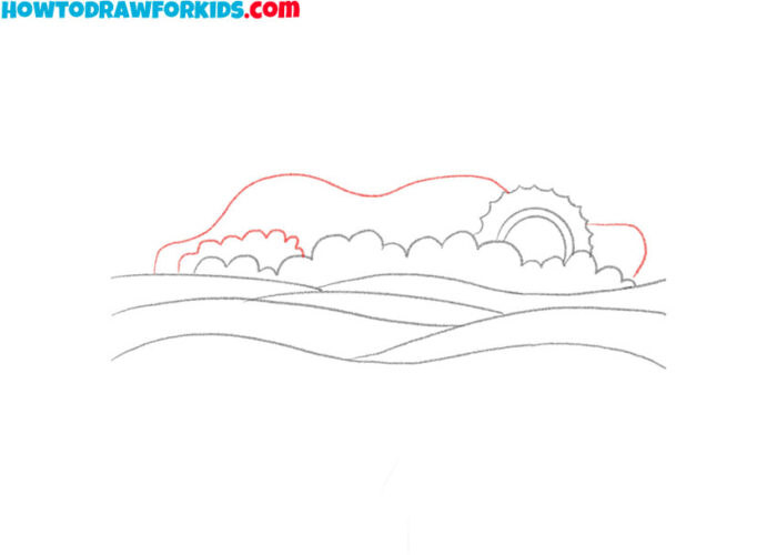 How to Draw Farmland - Easy Drawing Tutorial For Kids