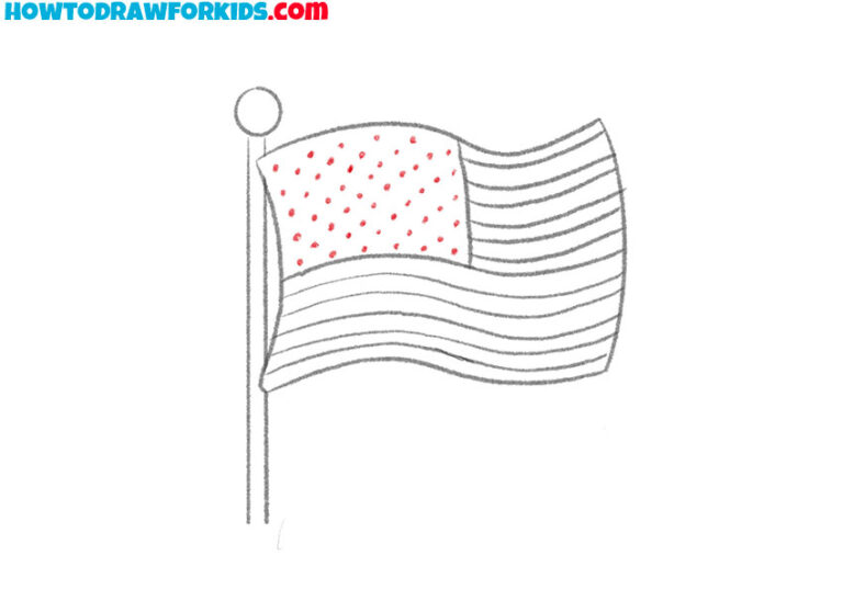 How to Draw a Flag - Easy Drawing Tutorial For Kids