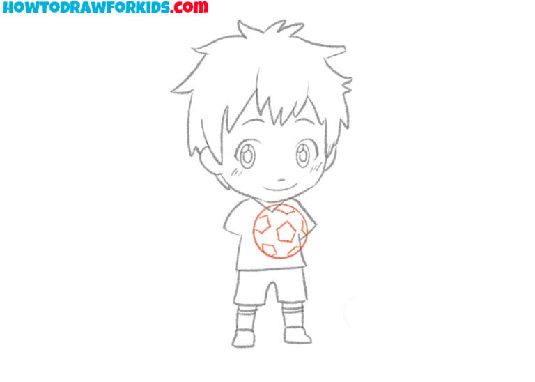 How to Draw a Football Player - Easy Drawing Tutorial For Kids