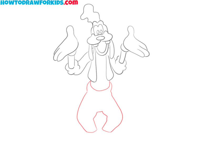 How to Draw Goofy - Easy Drawing Tutorial For Kids