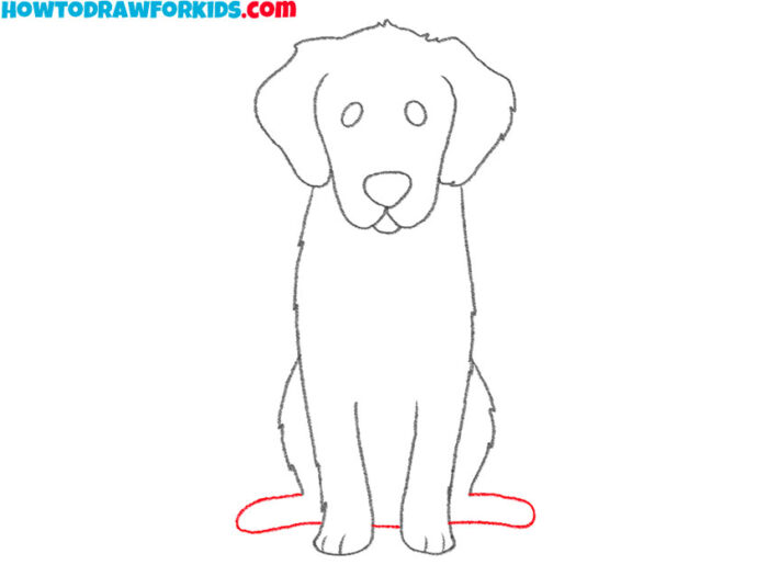How to Draw a Golden Retriever - Easy Drawing Tutorial For Kids