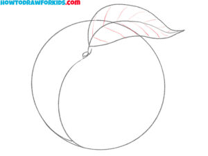 How to Draw a Peach - Easy Drawing Tutorial For Kids