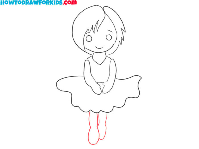 How to Draw a Ballerina - Easy Drawing Tutorial For Kids