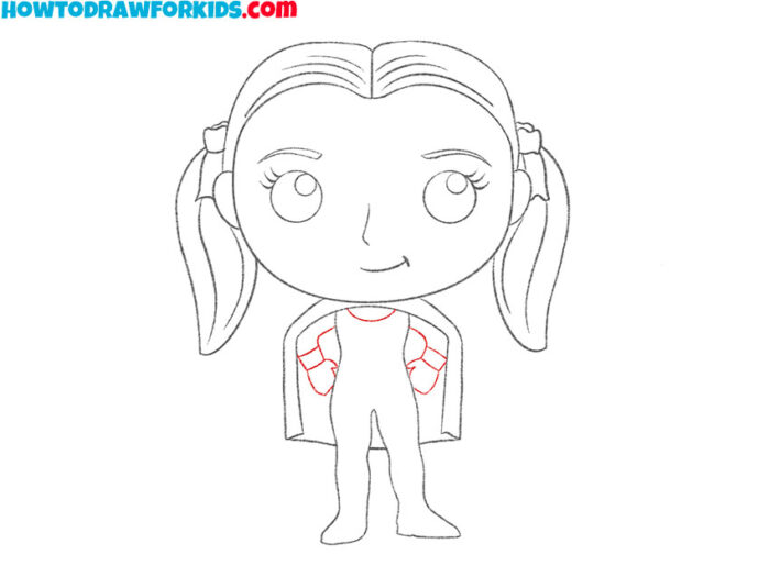 How to Draw Supergirl - Easy Drawing Tutorial For Kids