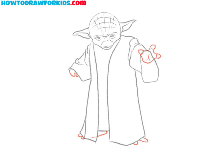 How to Draw Yoda - Easy Drawing Tutorial For Kids