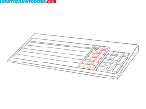 How to Draw a Keyboard - Easy Drawing Tutorial For Kids