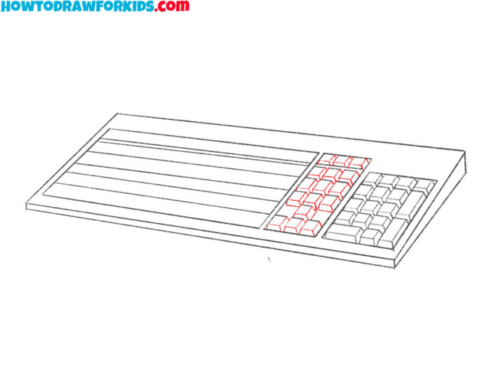 How to Draw a Keyboard - Easy Drawing Tutorial For Kids