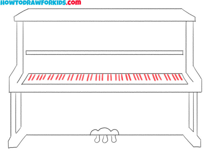 How to Draw a Piano - Easy Drawing Tutorial For Kids