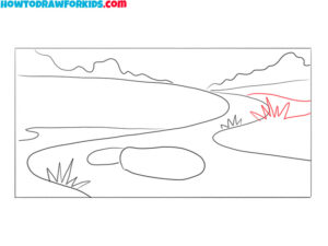 How to Draw a River - Easy Drawing Tutorial For Kids