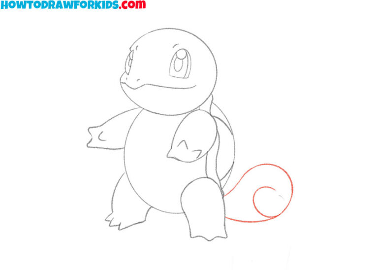How to Draw Squirtle - Easy Drawing Tutorial For Kids